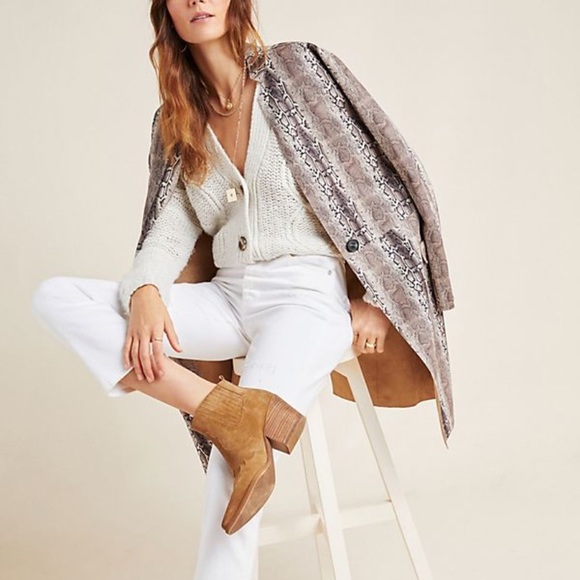 Anthropologie | Jackets & Coats | Blank Nyc Suede Snakeskin Jacket ...